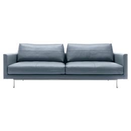 Creation BY ROLF BENZ 4-Sitzer &raquo;CR.414, Designsofa, Loungesofa&laquo; Wahlweise aus Leder oder Chenille blau B/H/T: 240cm x 91cm x 106cm, Leder OSKAR