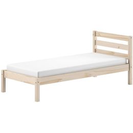 Vipack Massivholzbett &raquo;Pino, universell einsetzbar, gradliniges Design, Made in Europe&laquo; B: 211 x H: 84,4 x T: 97,5 cm, Liegefl&auml;che 90/200 cm, stabil gebaut, 