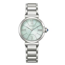 Citizen Damen Solaruhr &raquo; L&laquo; Armbanduhr, Damenuhr, Edelstahlarmband, analog silber Einheitsgr&ouml;&szlig;e