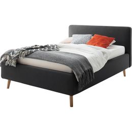 Meise M&ouml;bel meise.m&ouml;bel Polsterbett &raquo;Mattis&laquo; Topseller, wahlweise mit Bettkasten grau Bezug Bett: Strukturstoff (100% Polyester) Liegefl&auml;che L&auml;nge B: 200cm x 