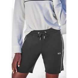 H.I.S. H.I.S Damen Bermudas &raquo;, kurze sportliche Hose mit Logostickerei&laquo; Mit praktischen Rei&szlig;verschlusstaschen. Ideal f&uuml;r Sport- und Freizeit. blau 36/38, N-