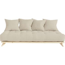 Karup Design Daybett &raquo;Senza, Sofa, mit Futonmatratze, minimalistisch, massives Kiefernholz&laquo; Handgefertigt, skandinavisches Design, vielseitig, schlichter Stil 