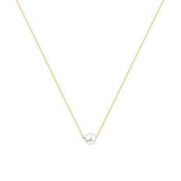 Firetti Damen Kette mit Anh&auml;nger &raquo;Schmuck Geschenk Silber 925 Halsschmuck Halskette&laquo; mit S&uuml;&szlig;wasserzuchtperle Perlen Silber 925 (Sterlingsilber), L: 47