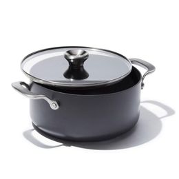 OXO Good Grips Kochtopf &raquo;Ceramic Professional Antihaft-Topf 24 cm mit Deckel&laquo; 1 tlg. Edelstahl Keramik schwarz 4,9 l + &Oslash; 24cm + H&ouml;he 14cm