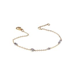 Firetti Damen Armband &raquo;Schmuck Geschenk Silber 925 Armschmuck Armkette Herz Infinity&laquo; mit Zirkonia (synth.) gelb 19cm, Silber 925 (Sterlingsilber)