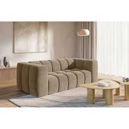 homsy by Ana Johnson 3-Sitzer &raquo;&raquo;L&laquo; BOUBELLE Design-Sofa, Bubble-Optik, Breite 217 cm&laquo; hoher Sitzkomfort dank Wellenunterfederung, L Sitztiefe 63 cm 