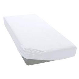 bellana Spannbettlaken &raquo;bellana Aqua mit Elasthan, 160 g/m&sup2;&laquo; Spannbetttuch f&uuml;r Matratzen bis 35cm H&ouml;he, b&uuml;gelfrei, faltenfrei wei&szlig; Jersey-Elasthan, 