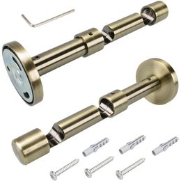 Liedeco Doppeltr&auml;ger f&uuml;r Gardinenstangen &Oslash; 16 mm gold &Oslash; 1,6cm