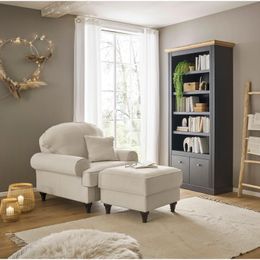 OTTO home Sessel &raquo;Westminster, Set in hochwertigem Microfaserbezug, 5 Farben verf&uuml;gbar&laquo; Set, 1Sessel, 1 Hocker, 2 Stk. tlg. Enth&auml;lt Sessel & Hocker, 