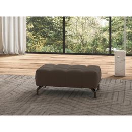 Sit & More sit&more Hocker &raquo;Cool&laquo; mit schwarzen F&uuml;&szlig;en grau B/H/T: 102cm x 45cm x 68cm, Luxus-Microfaser Paris