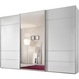 STAUD Schwebet&uuml;renschrank &raquo;Sonate Lucca mit Spiegel, Made in Germany&laquo; Mit vier verschiedenen Ausstattungsvarianten wei&szlig; Holzwerkstoff Wei&szlig; Dekor, B/H/