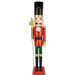 I.GE.A. Dekofigur &raquo;Nussknacker&laquo; Dekofigur Statue Deko M&auml;nnchen Weihnachtsdeko B/H/T: 10cm x 56cm