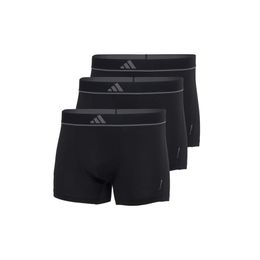 Adidas Boxershorts Aktiv Micro Flex Eco Trunk 3P in schwarz | Gr.: S