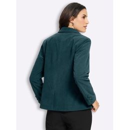 WITT WEIDEN Cord-Blazer in petrol | Gr.: 38