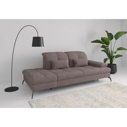 Sit & More sit&more Recamiere &raquo;Amica, inkl. Sitztiefenverstellung und Armteilverstellung&laquo; wahlweise mit Kopfteilverstellung und Stauraum grau 90% Polyester, 10% 