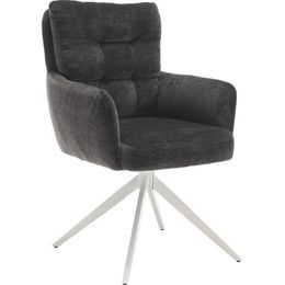 Home Affaire Esszimmerstuhl &raquo;Sant Tropez&laquo; (Set) 2 Stk. grau B/H/T: 60cm x 92cm x 67cm, 2 Stk., uni, 2er Set