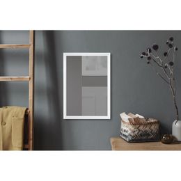 Mirrors and More Dekospiegel &raquo;FRIEDA&laquo; Wandspiegel wei&szlig; Kunststoff B/H/T: 50cm x 70cm x 1,9cm,matt