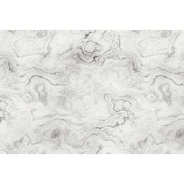 Livingwalls living walls Fototapete &raquo;Walls by Patel Carrara 1&laquo; glatt Vlies, Wand, Schr&auml;ge grau Vlies B/L: 4m x 2,7m