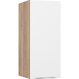 KOCHSTATION H&auml;ngeschrank &raquo;KS-Aken&laquo; wei&szlig; B/H/T: 30cm x 70,4cm x 34,6cm