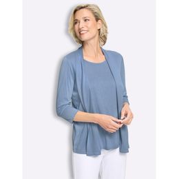 Sieh an! 2-in-1-Shirt in bleu | Gr.: 52