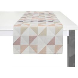 WIRTH Tischl&auml;ufer &raquo;BERLARE&laquo; bunt Baumwolle, Polyester B/L: 40cm x 150cm, eckig