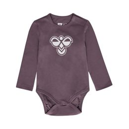 Hummel Kinder Langarmbody "Hmlmini Logo Body L/S" in Rosa | Gr.: 86