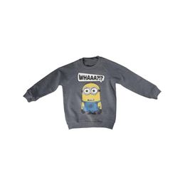 Minions Kinder Sweatshirt in Grau | Gr.: 8