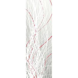 ARCHITECTS PAPER Fototapete &raquo;Underwater Grey&laquo; Grafik Tapete Natur Fototapete Grau Wei&szlig; Rot Panel 1,00m x 2,80m rot Vlies B/L: 1m x 2,8m