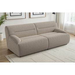 Sit & More sit&more Big-Sofa &raquo;Scrabble&laquo; Modernes Design in verschiedenen Stoffarten beige 95% Polyester, 9% Polyamid B/H/T: 200cm x 80cm x 100cm, Flachgewebe 