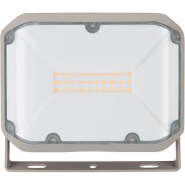 Fa.Brennenstuhl LED Au&szlig;en-Wandleuchte &raquo;AL 2050&laquo; Warmwei&szlig; grau LED Fluter zur Wandmontage mit warmwei&szlig;em Licht