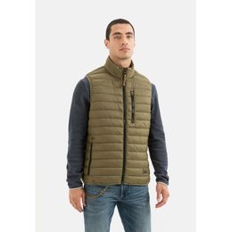 Camel Active Steppweste aus recyceltem Polyester in Oliv-Braun | Gr.: 54
