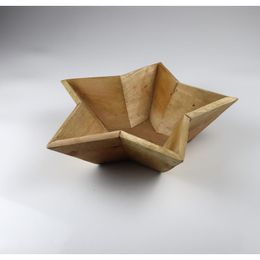 AM Design Dekostern &raquo;aus Holz&laquo; BxHxT: 40x10x40 cm braun Holzwerkstoff B/H/T: 40cm x 10cm x 40cm