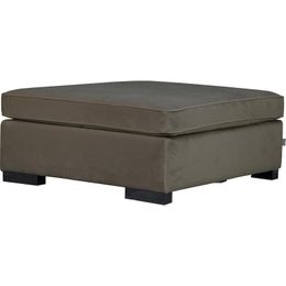 Home Affaire Polsterhocker &raquo;Skara&laquo; Passend zur Serie &raquo;Skara&laquo;. grau 100% Polyester B/H/T: 90cm x 48cm x 100cm, Samtoptik