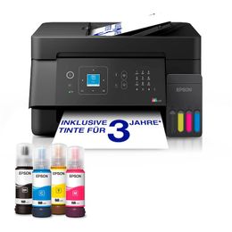 Epson Multifunktionsdrucker &raquo;EcoTank ET-4900&laquo; schwarz Kunststoff Beidseitiger Druck, Display