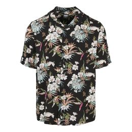 Urban Classics Short Sleeve Shirt in blacktropical | Gr.: S