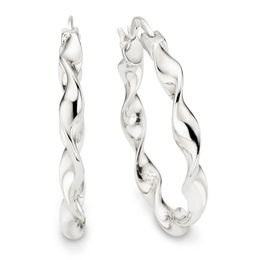 Bruno Banani Damen Paar Creolen &raquo;Schmuck Geschenk Silber 925 Ohrschmuck Ohrringe&laquo; silber 26,8mm, Silber 925 (Sterlingsilber)