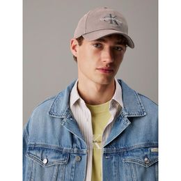 Calvin Klein Herren Baseball Cap mit Markenlogo grau Einheitsgr&ouml;&szlig;e