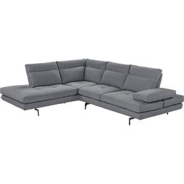 Calia italia Ecksofa &raquo;Toby Wing, B/T: 288/232 cm, Designsofa mit sensationellem Sitzkomfort&laquo; L-Form, Sitztiefenverstellung, funktionale Ecke, F&uuml;&szlig;e in 