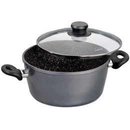 Stoneline Kochtopf 1 Stk. tlg. Aluminiumguss grau 1,5 l + &Oslash; 16cm + H&ouml;he 9,2cm