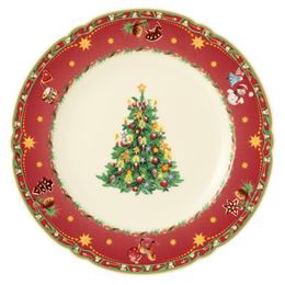 Seltmann Weiden Speiseteller &raquo;Marieluise - Weihnachtsnostalgie&laquo; Teller rund 25 cm bunt Porzellan 25,3cm