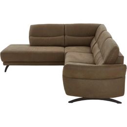 Home Affaire Ecksofa &raquo;Novalis, Herz-Waage-Funktion & klappbarer Armlehne&laquo; Ergonomischer TTFK-Komfort, saugroboter-freundlich, frei stellbar 100% 