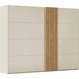 Rauch Schwebet&uuml;renschrank &raquo;Kleiderschrank Schrank Garderobe W&auml;scheschrank TEGIO&laquo; mit hochwertigen Holzdekoraufleistung und Glasfront MADE IN GERMANY 