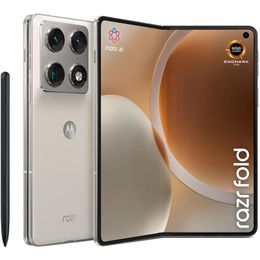 Motorola Smartphone &raquo;razr fold&laquo; PANTONE Lily White Superintelligente Hilfe