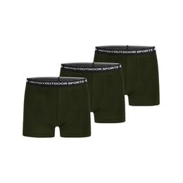 Normani Outdoor Sports 3er Pack Herren Merino Boxershorts Unterhose in Gr&uuml;n | Gr.: M