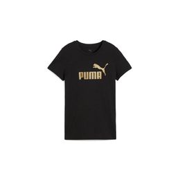Puma Top "Ess Metallic NO. 1 Logo Tee" in Schwarz | Gr.: S