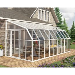 Gew&auml;chshaus &raquo;Sun Room&laquo; lebenslang widerstandsf&auml;hige Wandpaneele wei&szlig; B/H/T: 257cm x 266cm x 570cm