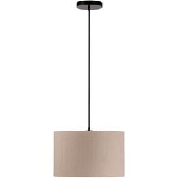 JUST LIGHT Pendelleuchte &raquo;GREEN DURO&laquo; E27 1 Stk. Warmwei&szlig; ExklusiveE27 beige 1, &Oslash; 45cm H: 60cm, 1 Stk.