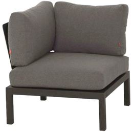 siena GARDEN Loungesofa &raquo;Alvida&laquo; Lounge Modul Ecke, BxTxH: 84x84x75 cm grau Bezug: 100% Polyester B/H/T: 84cm x 75cm x 84cm, Lounge Modul Ecke
