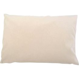 G&ouml;zze Dekokissen &raquo;Duval&laquo; mit Rei&szlig;verschluss, Kissenh&uuml;le ohne F&uuml;llung, 2 St&uuml;ck beige Polyester B/L: 60cm x 40cm, 2 Stk.