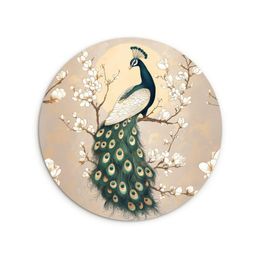 OnlyWow Rundes Wandbild Champagner | Gr.: 30 x 30 cm